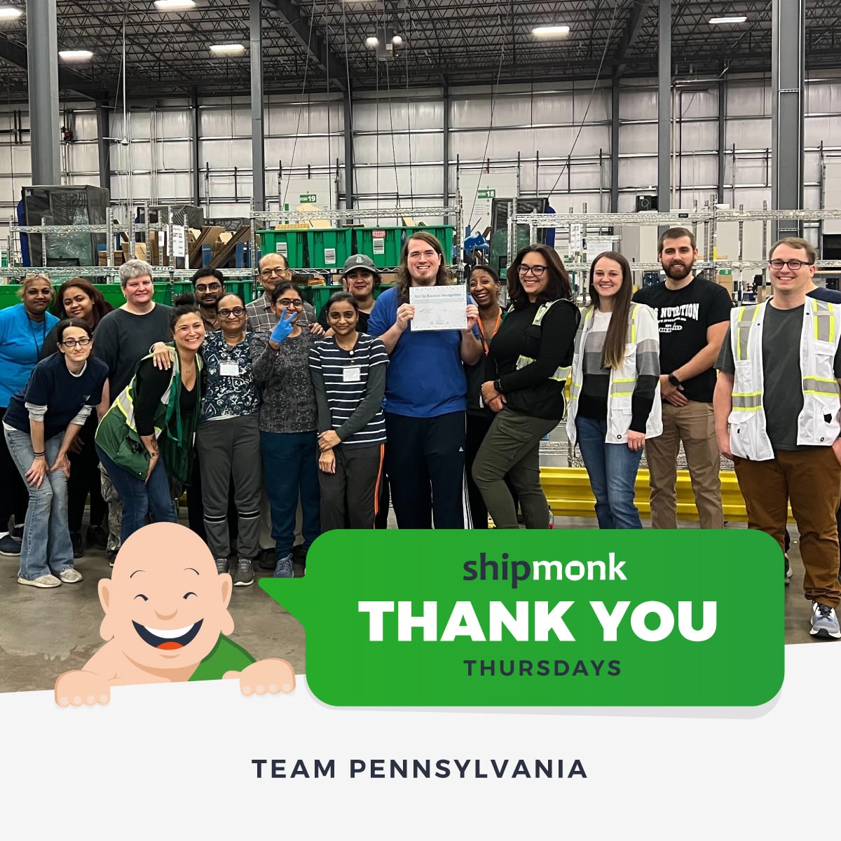 ShipMonk Fulfillment Centers | Thursday Shout Outs | Nov 2022