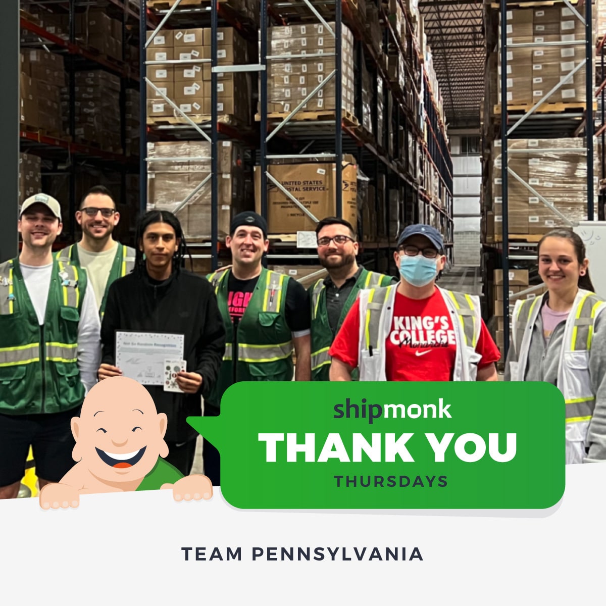 ShipMonk Fulfillment Centers | Thursday Shout Outs | Jan 2023