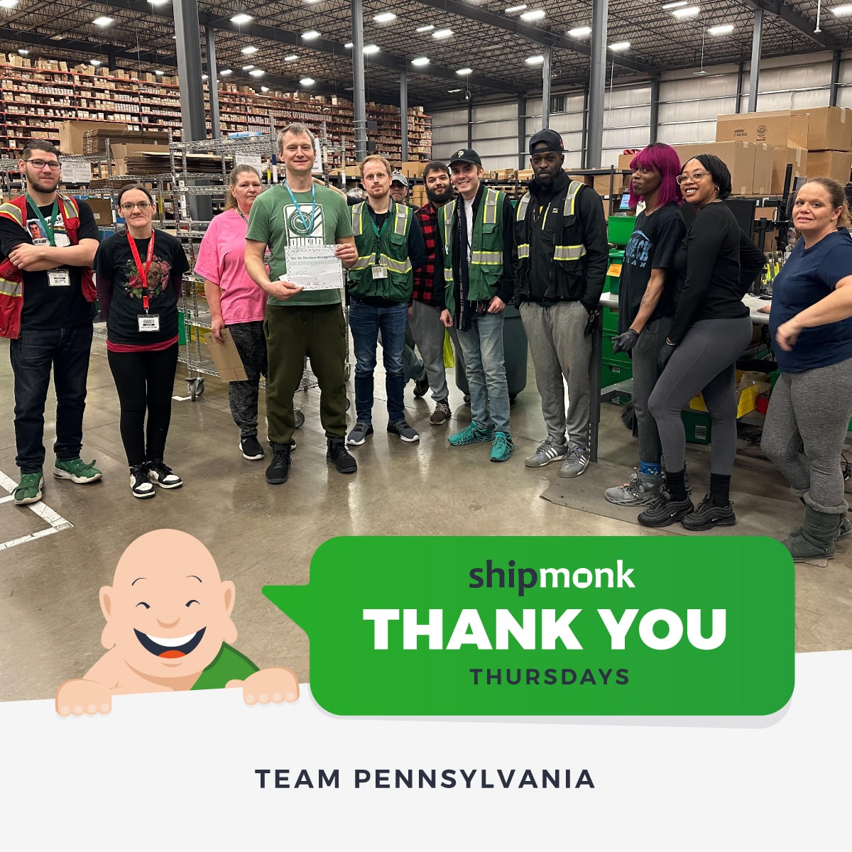 ShipMonk Fulfillment Centers Shout Outs - February 2023