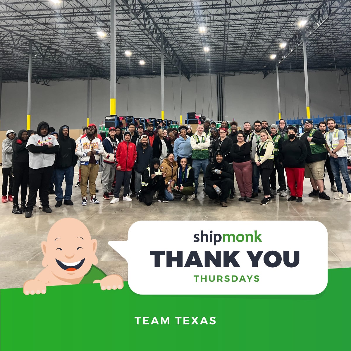 ShipMonk Fulfillment Centers Shout Outs - February 2023