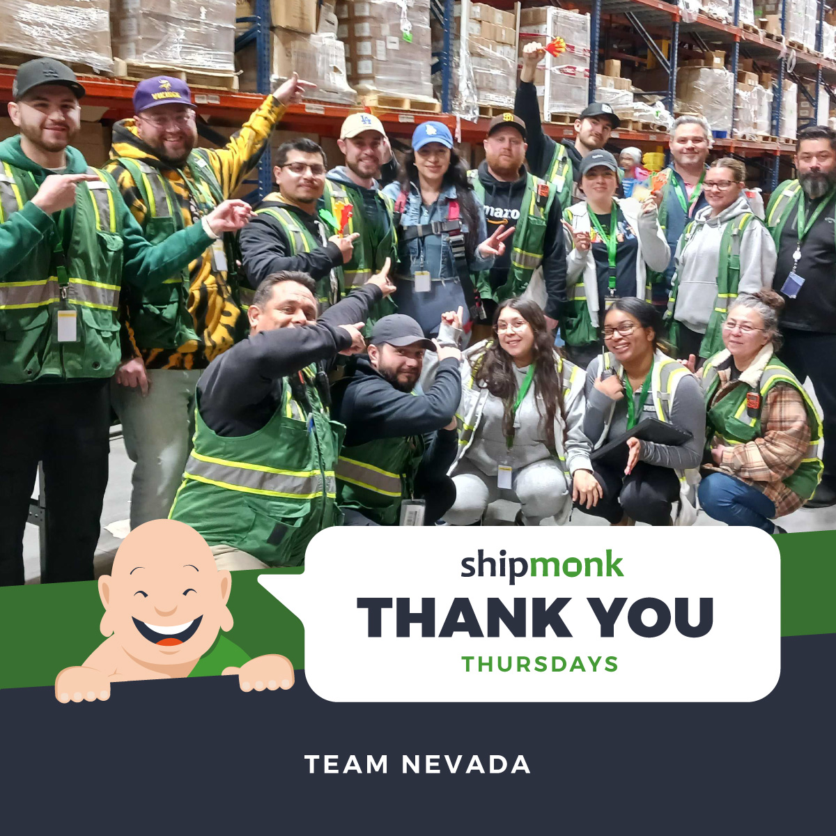 ShipMonk Fulfillment Centers | Thursday Shout Outs | March 2023