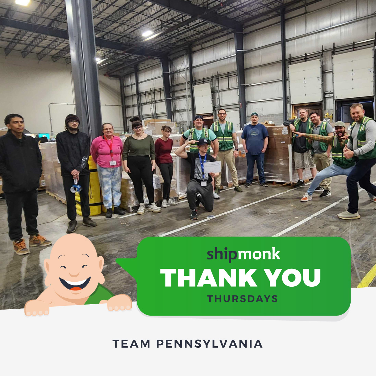 ShipMonk Fulfillment Centers | Thursday Shout Outs | March 2023