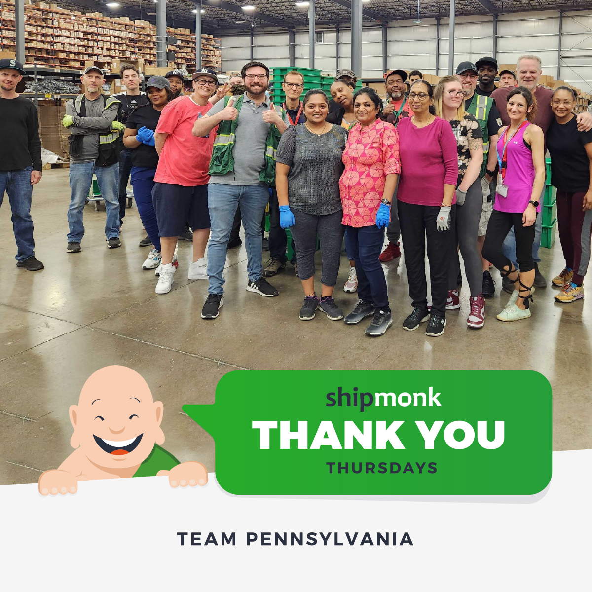 ShipMonk Fulfillment Centers | Thursday Shout Outs | April 2023