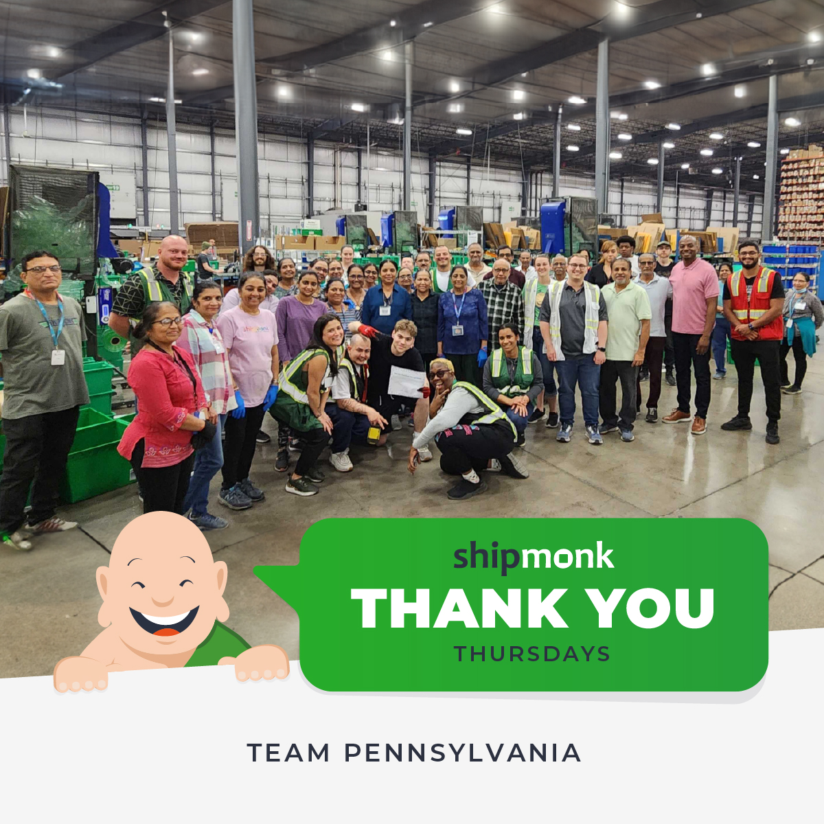 ShipMonk Fulfillment Centers | Thursday Shout Outs | May 2023