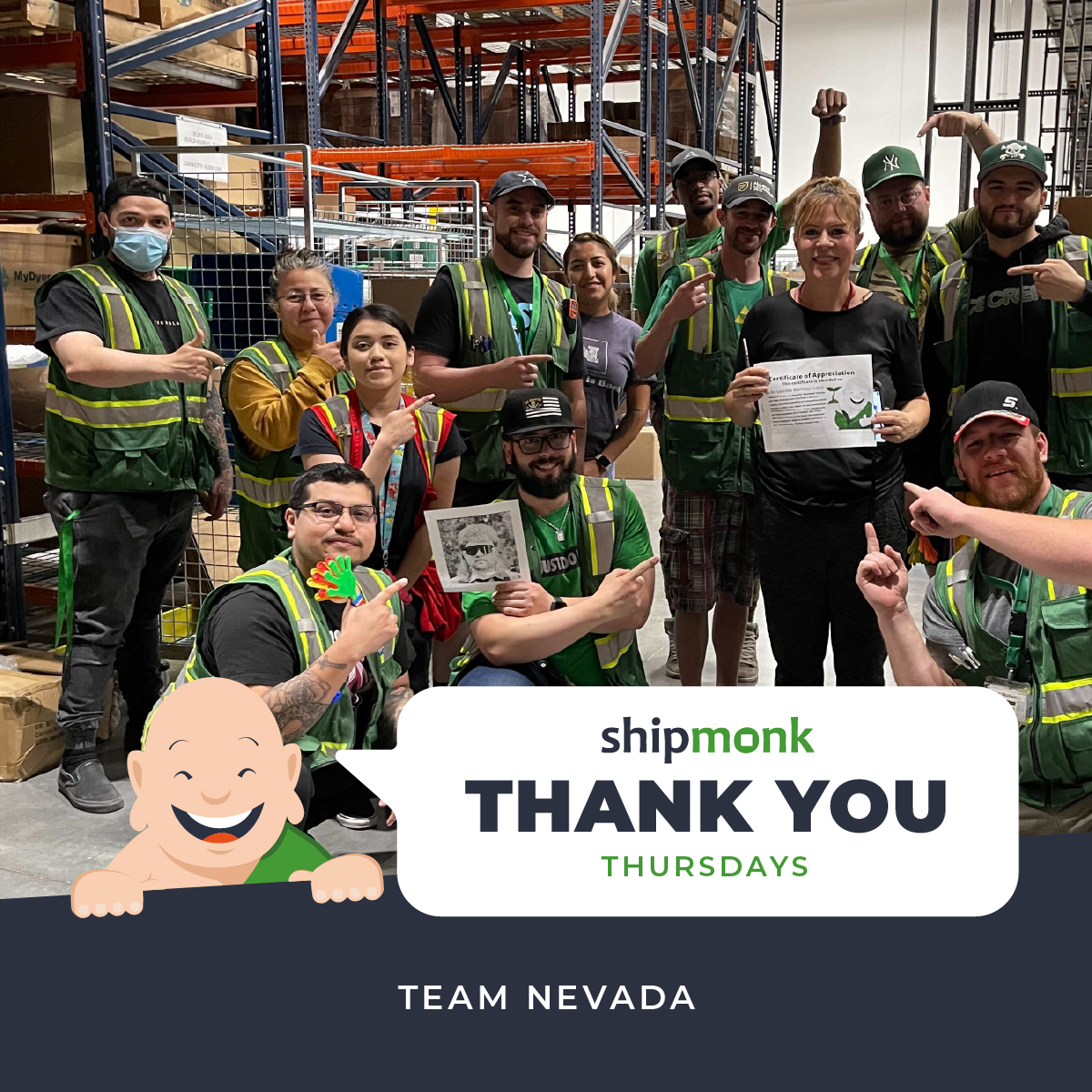 ShipMonk Fulfillment Centers | Thursday Shout Outs | May 2023