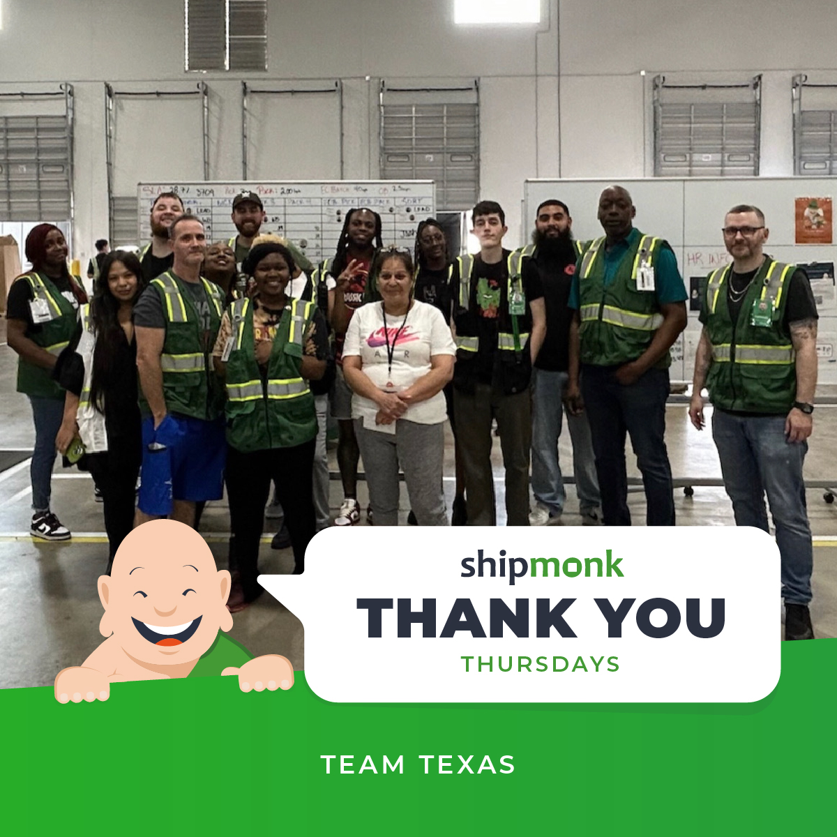 ShipMonk Fulfillment Centers | Thursday Shout Outs | May 2023