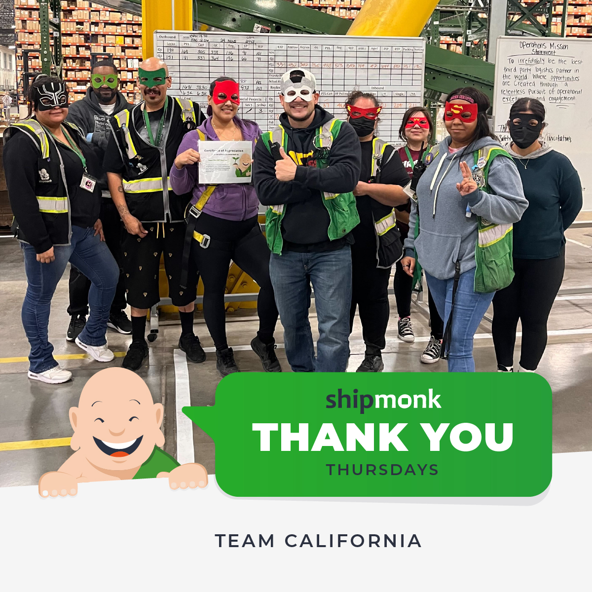 ShipMonk Fulfillment Centers | Thursday Shout Outs | Oct 2023