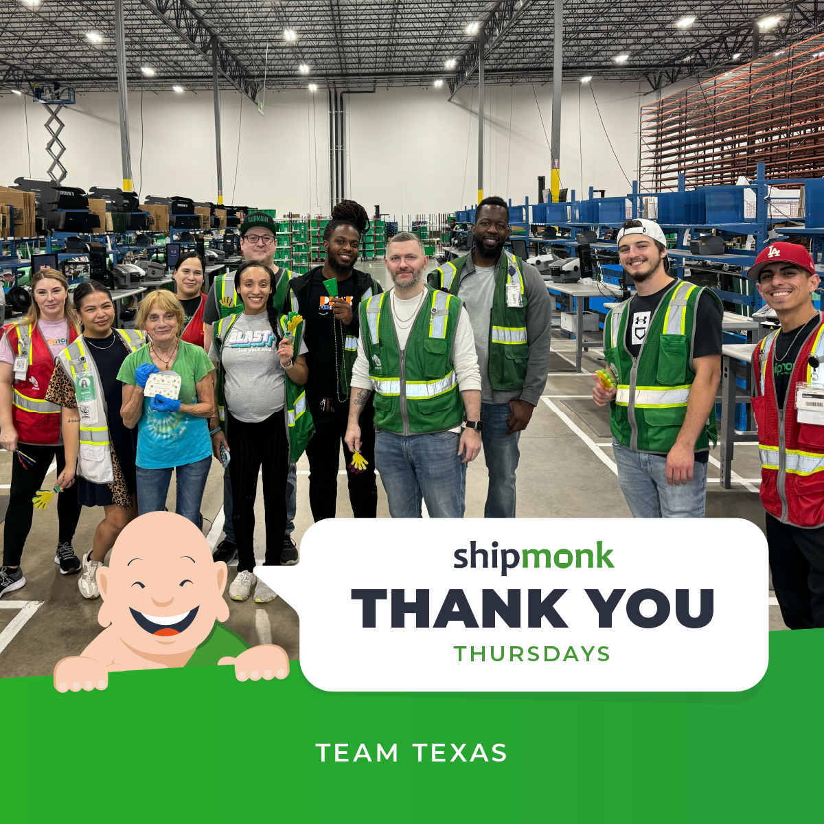 ShipMonk Fulfillment Centers | Thursday Shout Outs | Oct 2023
