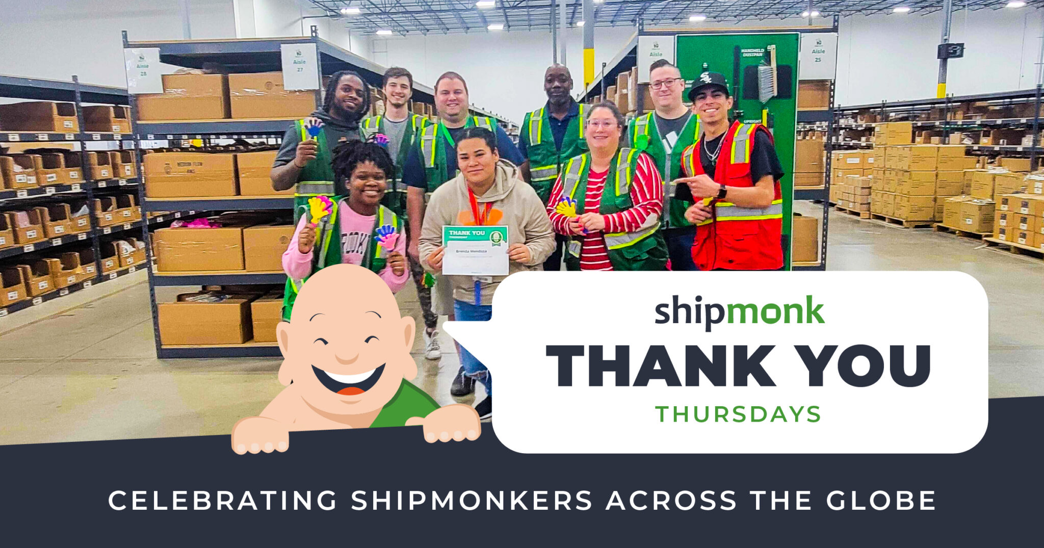 ShipMonk Fulfillment Centers | Thursday Shout Outs | Feb 2024