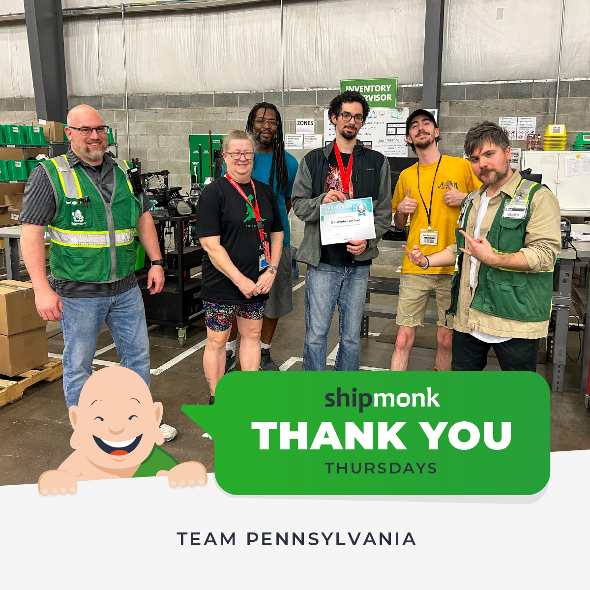 ShipMonk Fulfillment Center Shout Outs - March 2024